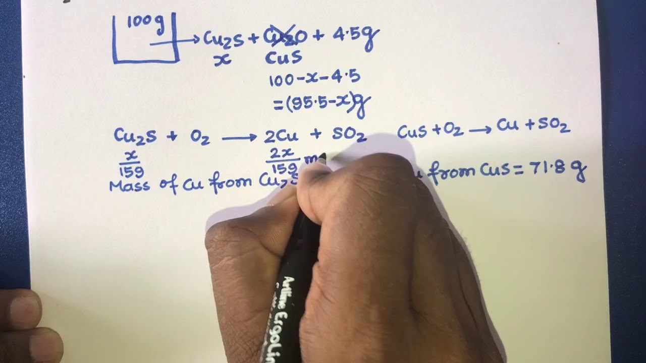 Material Balance in Roasting of Copper Ore - YouTube
