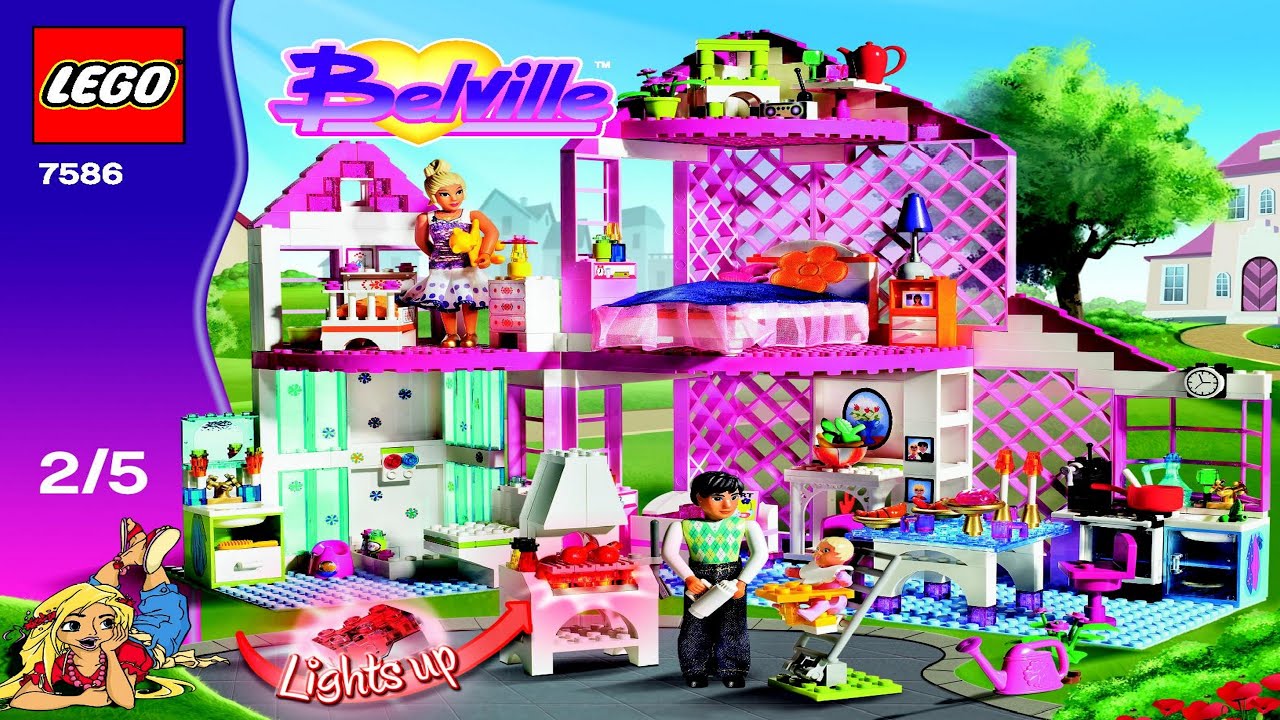 LEGO instructions - Belville - 7586 - Sunshine Home (Book 2) - YouTube