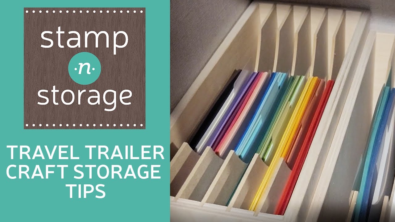 Travel Trailer Craft Storage Tips - YouTube