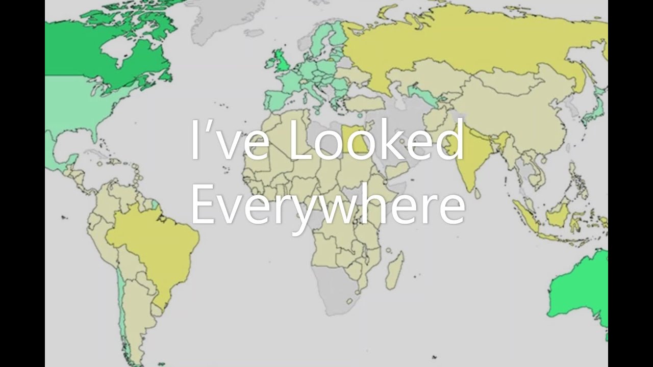 I've Looked Everywhere (based on 'I've Been Everwhere') - YouTube