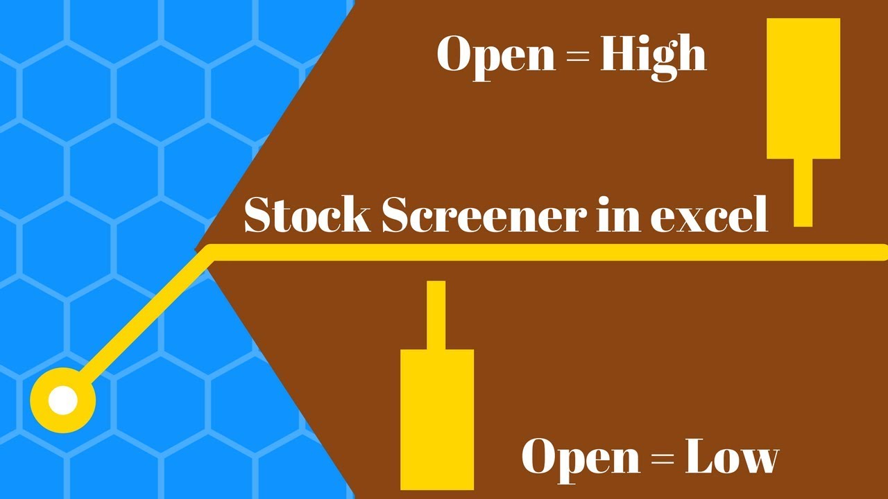 Open High Open Low Strategy screener In Excel - YouTube