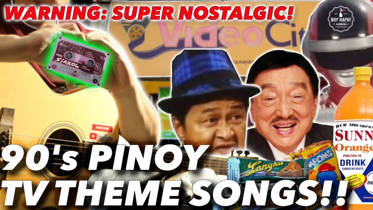 90s Pinoy TV Theme Songs Nostalgic Instrumental guitar Episode 001 ...