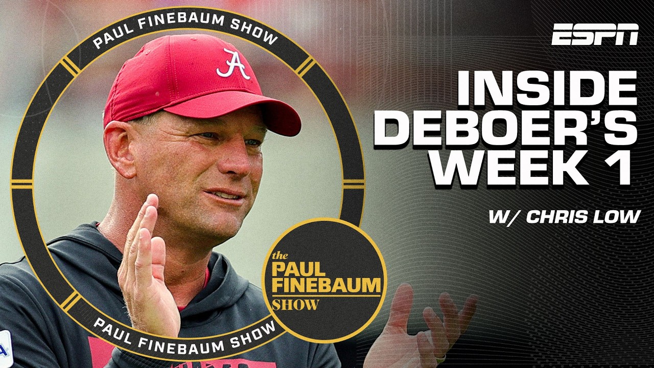 Chris Low goes INSIDE Kalen DeBoer's first week as Alabama's head coach 🐘 | The Paul Finebaum ...