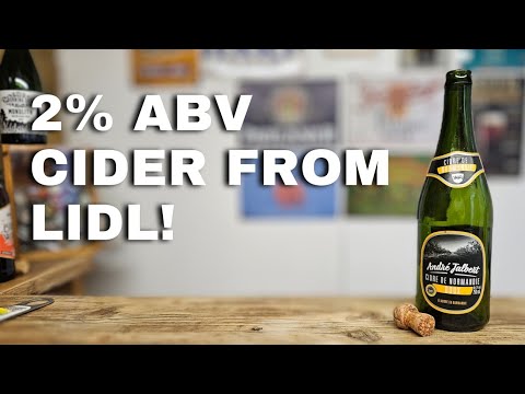 LIDL: Cidre De Normandie Doux - Andre Jalbert - YouTube