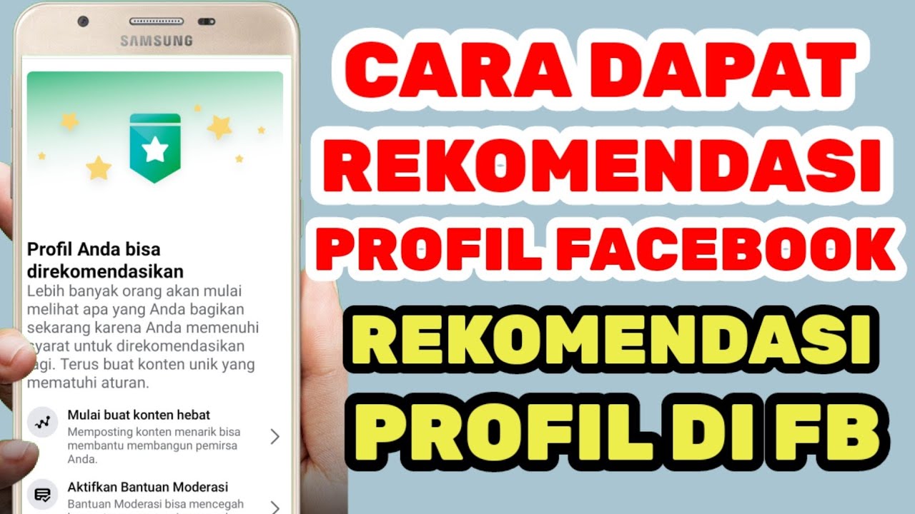 cara dapat rekomendasi profil facebook | rekomendasi profil fb | cara ...