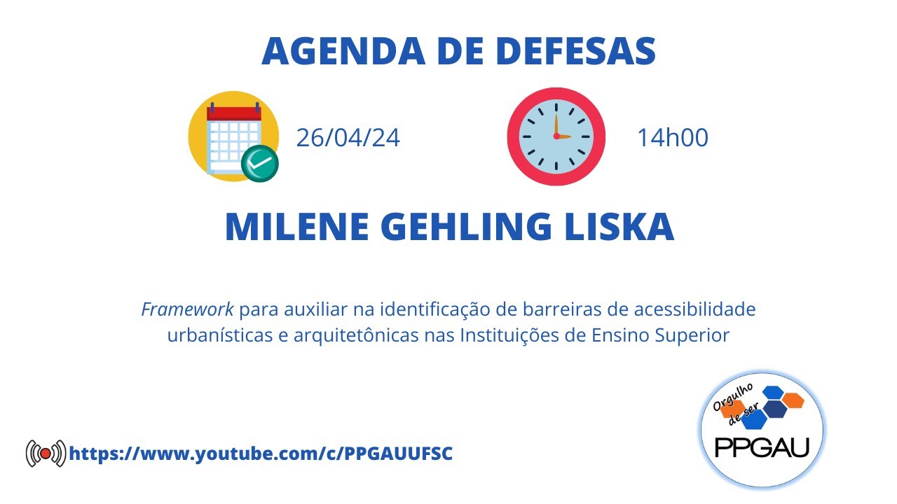 DEFESA - Milene Gehling Liska (26/04/2024) - YouTube