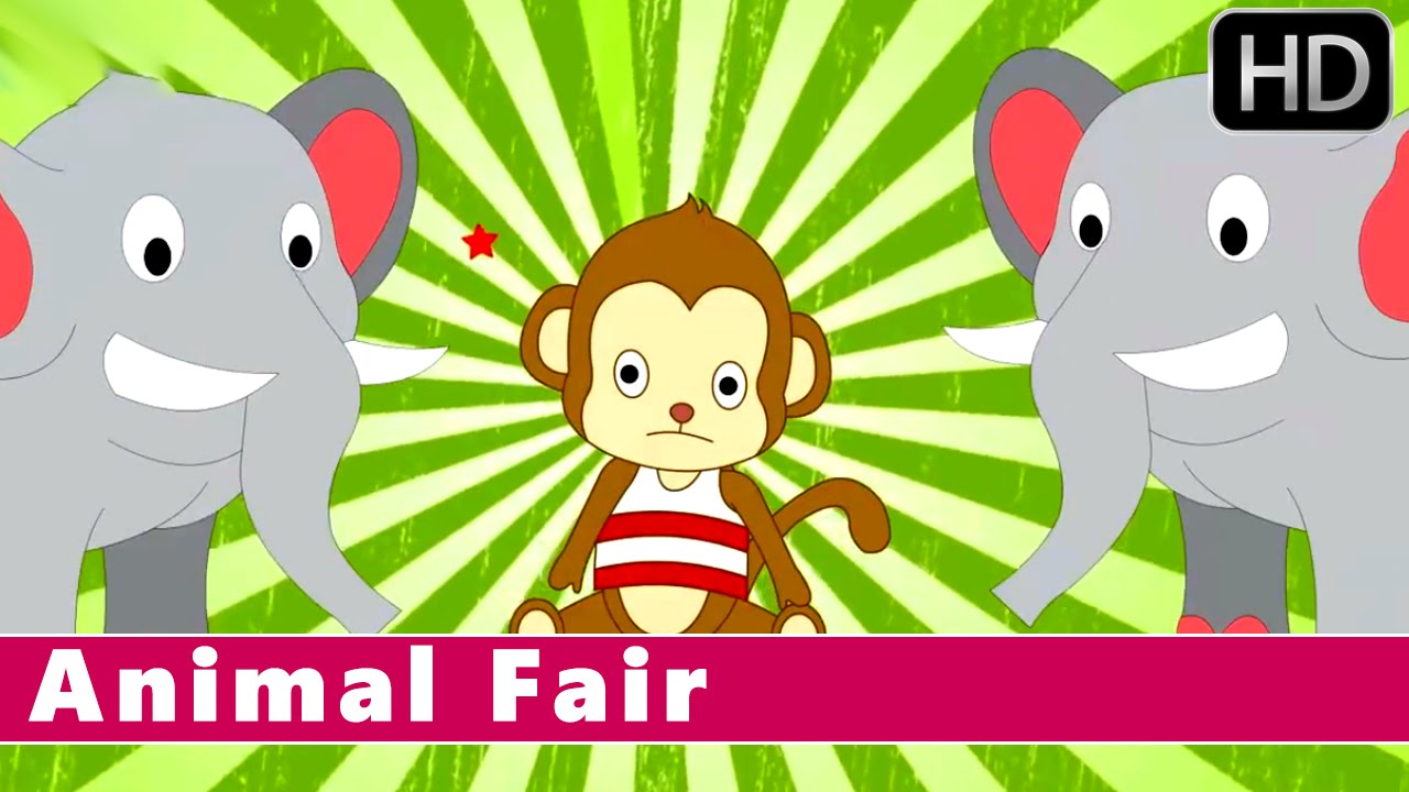 Children's Day Special | The Animal Fair | Funny Animal Rhymes - YouTube