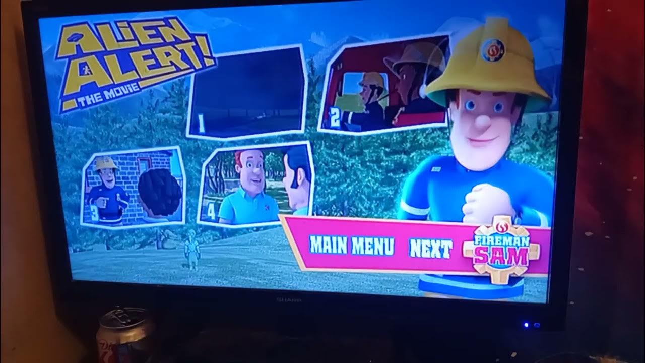 Fireman Sam Alien Alert The Movie DVD Menu Walkthrough - YouTube