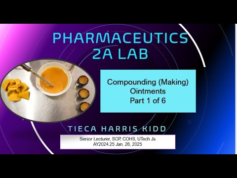Compounding Ointments - Introduction (Part 1 of 6) - YouTube