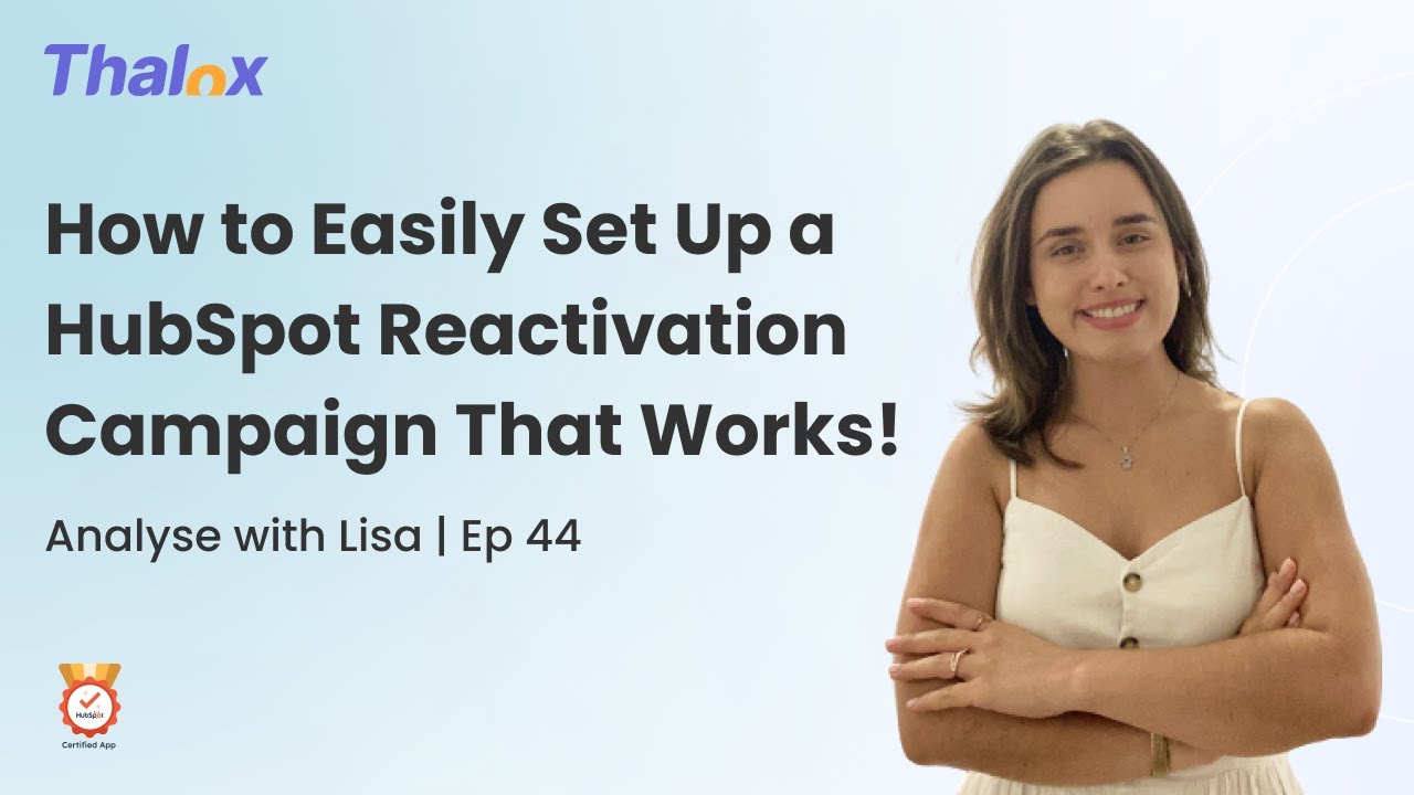 Analyse with Lisa - Episode 44 - How to Easily Set Up a HubSpot ...