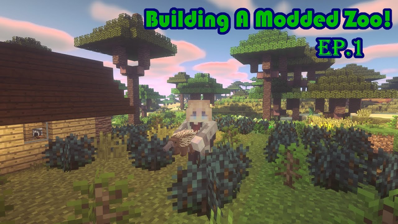 Building a Zoo! || Ep. 1 Modded Minecraft - YouTube