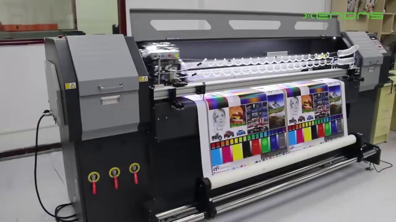XENONS M180 hybrid printer - YouTube