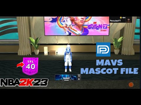 NBA 2K23 LEVEL 40 DALLAS MAVERICKS MASCOT WITH 2K DASH GLITCH WITH SAVE ...