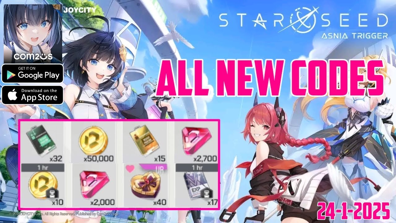 *New* STARSEED Asnia Trigger Codes 24 January 2025 || STARSEED Asnia Trigger Coupon Codes - YouTube