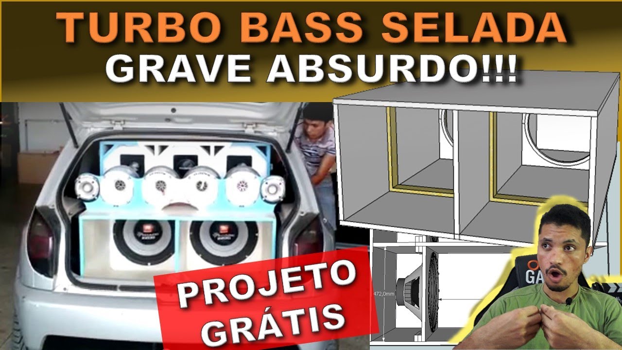 CAIXA TURBO BASS PROJETO | HENRIQUE SANTOS - SOM E PROJETOS DICAS ...