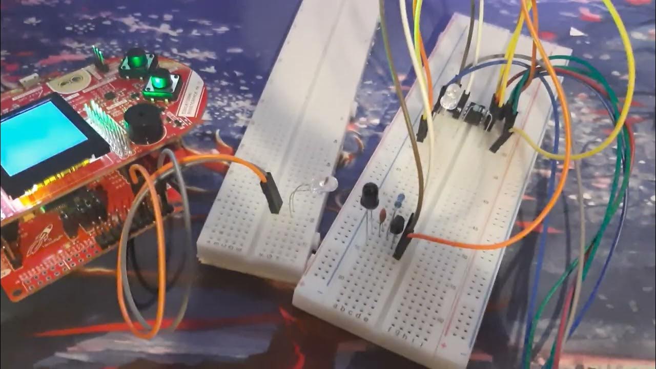 LED remote control with MSP432 Launchpad - YouTube