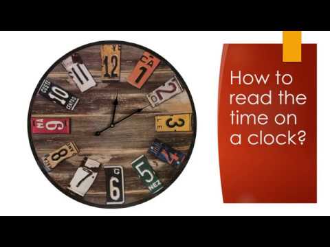 How to read time on a clock? (Grade 1) VERY EASY !!! - YouTube