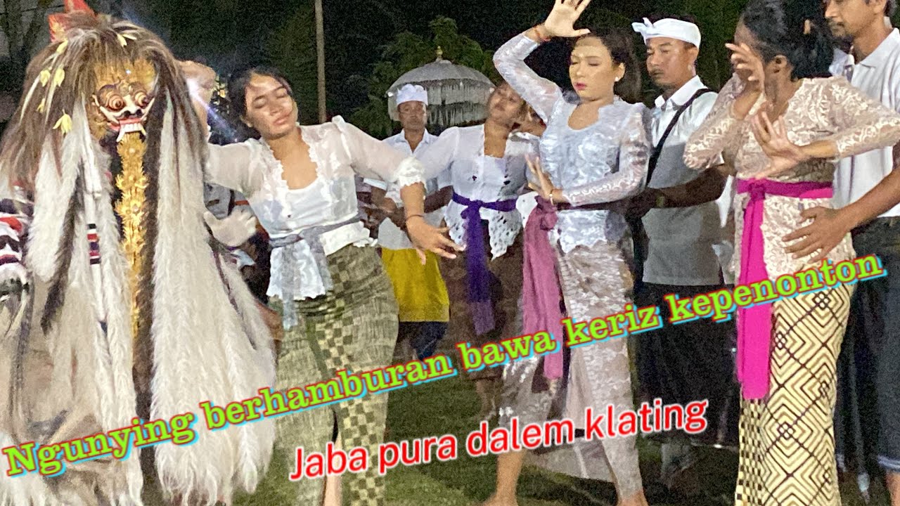 CALONARANG PURA DALEM KLATING TABANAN | ida betara napak pertiwi - YouTube
