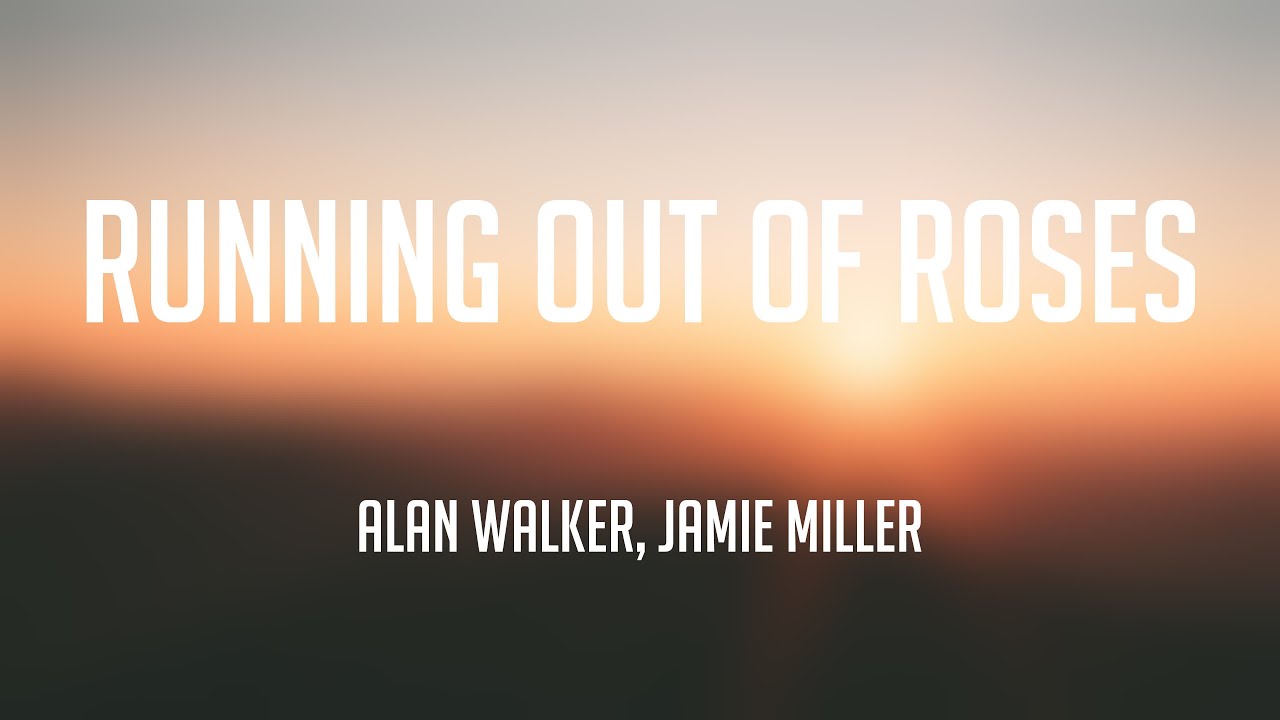 Running Out of Roses - Alan Walker, Jamie Miller {Lyrics Video} 🎼 - YouTube