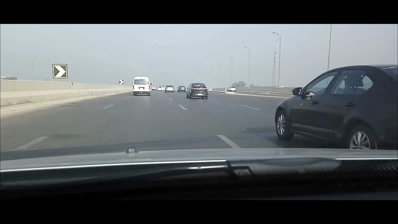 Driving Cairo - speed road - YouTube