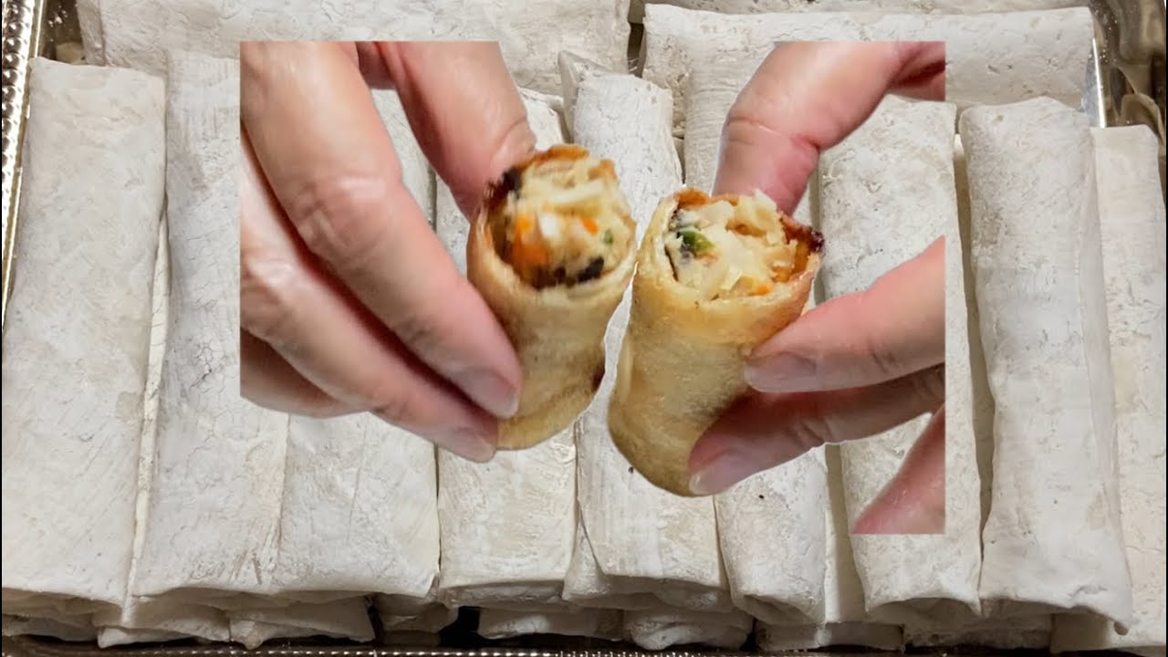 Egg Rolls made by different wrappers so more crispy and last longer ...