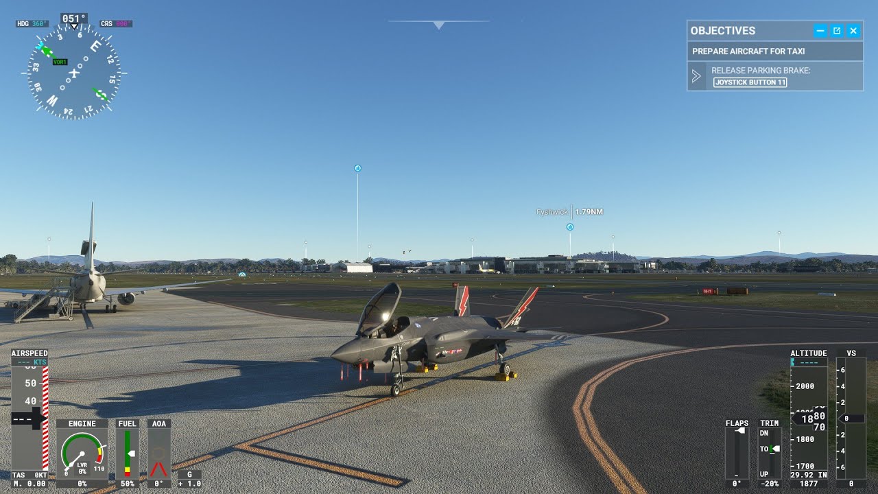 Flying a Lockheed F-35 from Canberra to Sydney (Flight Sim) - YouTube