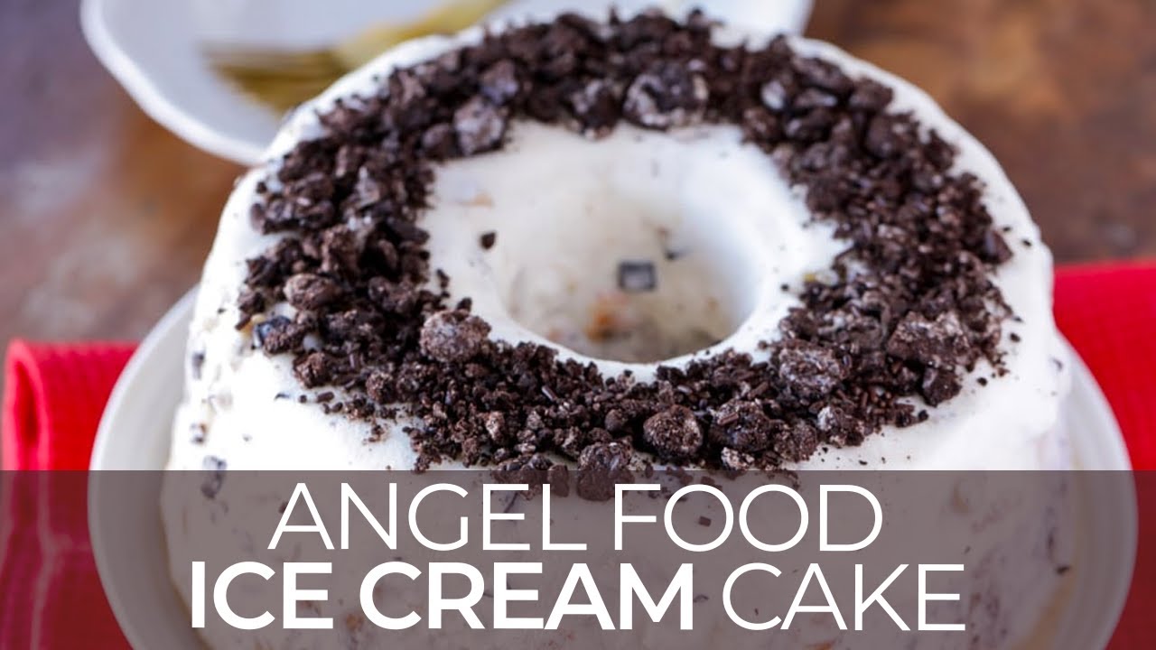 Easy Angel Food Ice Cream Cake - YouTube