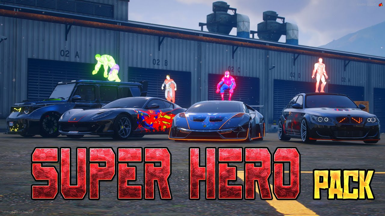 SUPER HERO PACK By PS [IRASHAIMASE] - YouTube
