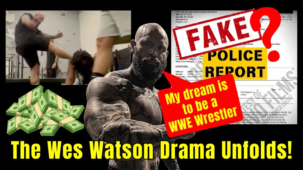 Wes Watson Fight Drama: Real or Fake? Police Report Plot Twist! - YouTube