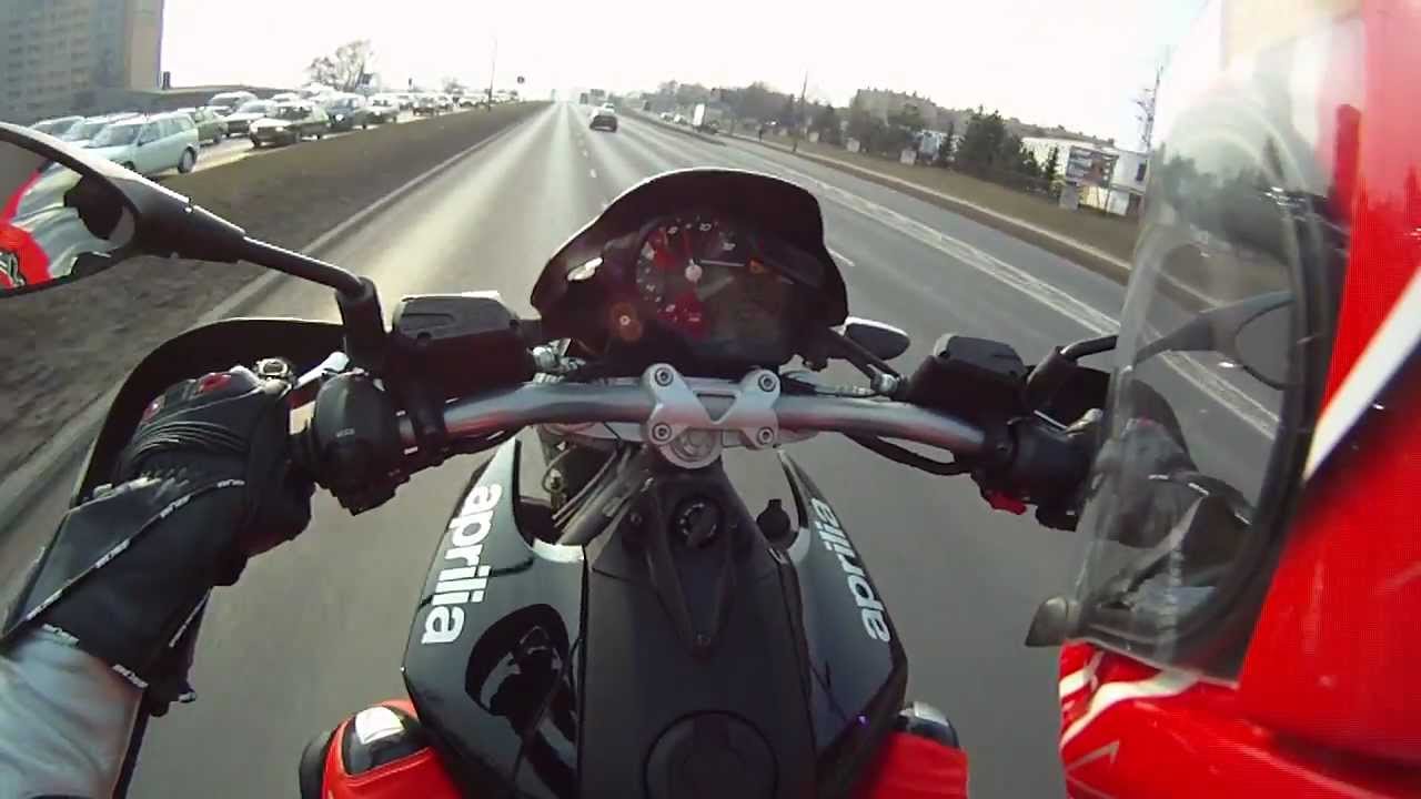 Aprilia Dorsoduro wheelie - YouTube