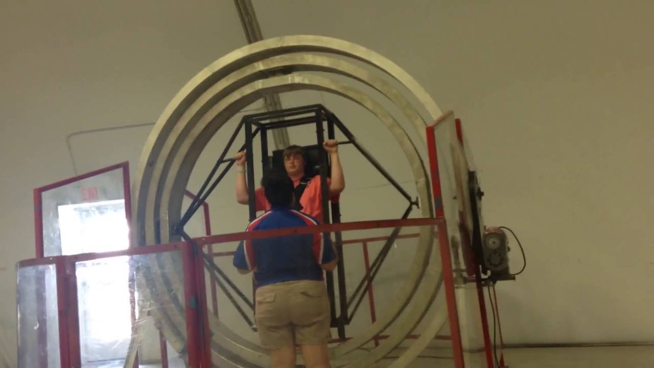 G-Force simulation at Space Camp - YouTube