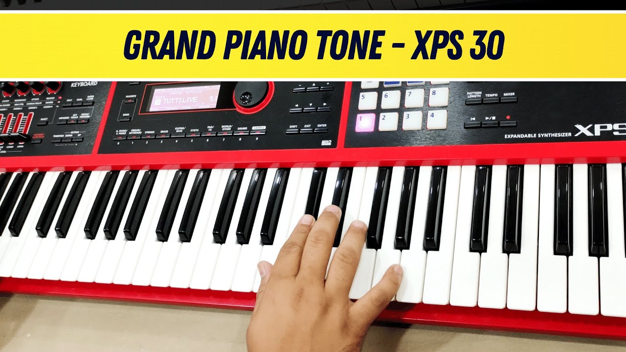 Grand Piano Tone | Roland XPS-30 | Best Backup | Mo.9104456003 - YouTube
