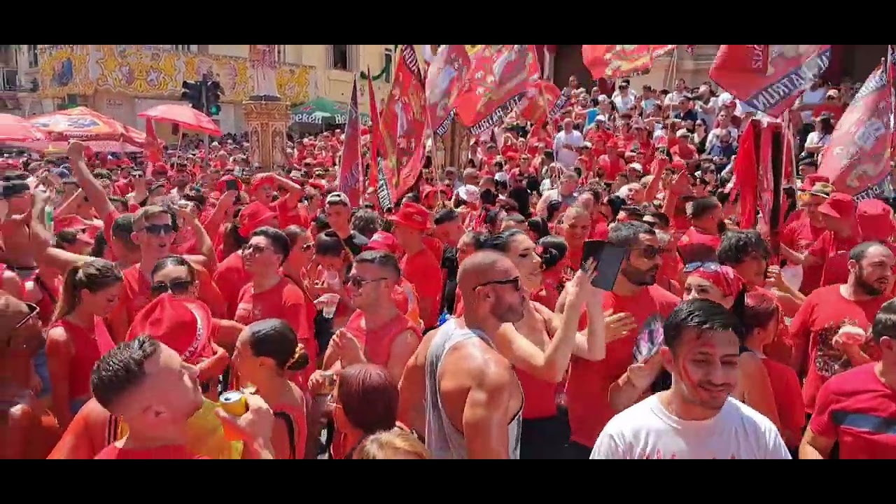 Festa ta San Gejtanu, Ħamrun 2024. Marċ tal-Ħadd filgħodu. - YouTube
