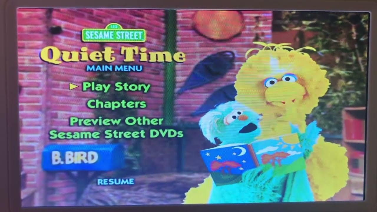 Sesame Street Quiet Time Dvd