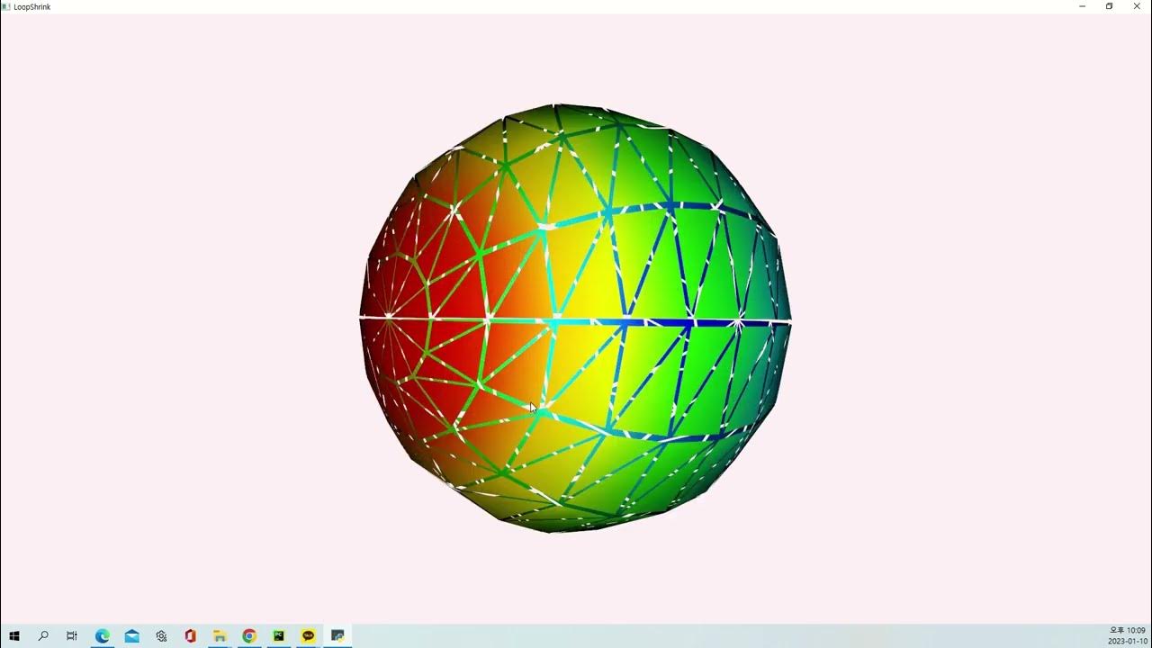 Vtk Python Example Loopshrink Youtube