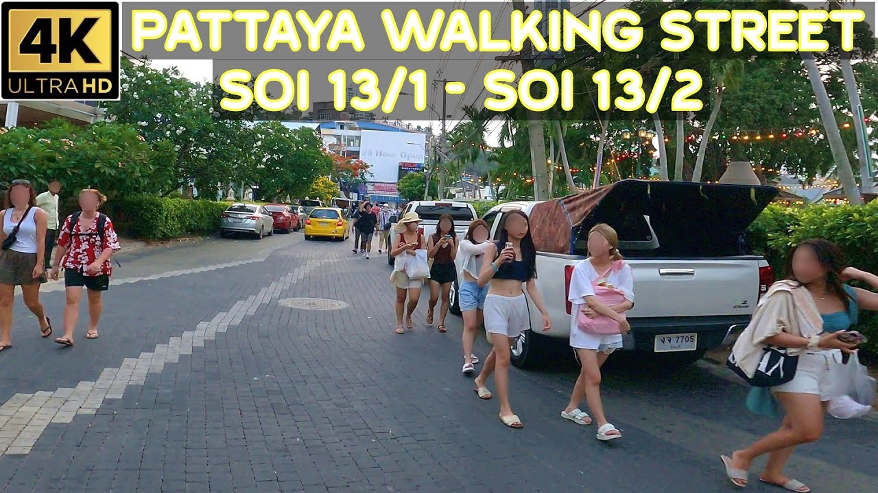 Pattaya Beach Road Soi 13/1 - 13/2 and Walking Street 2 days before ...