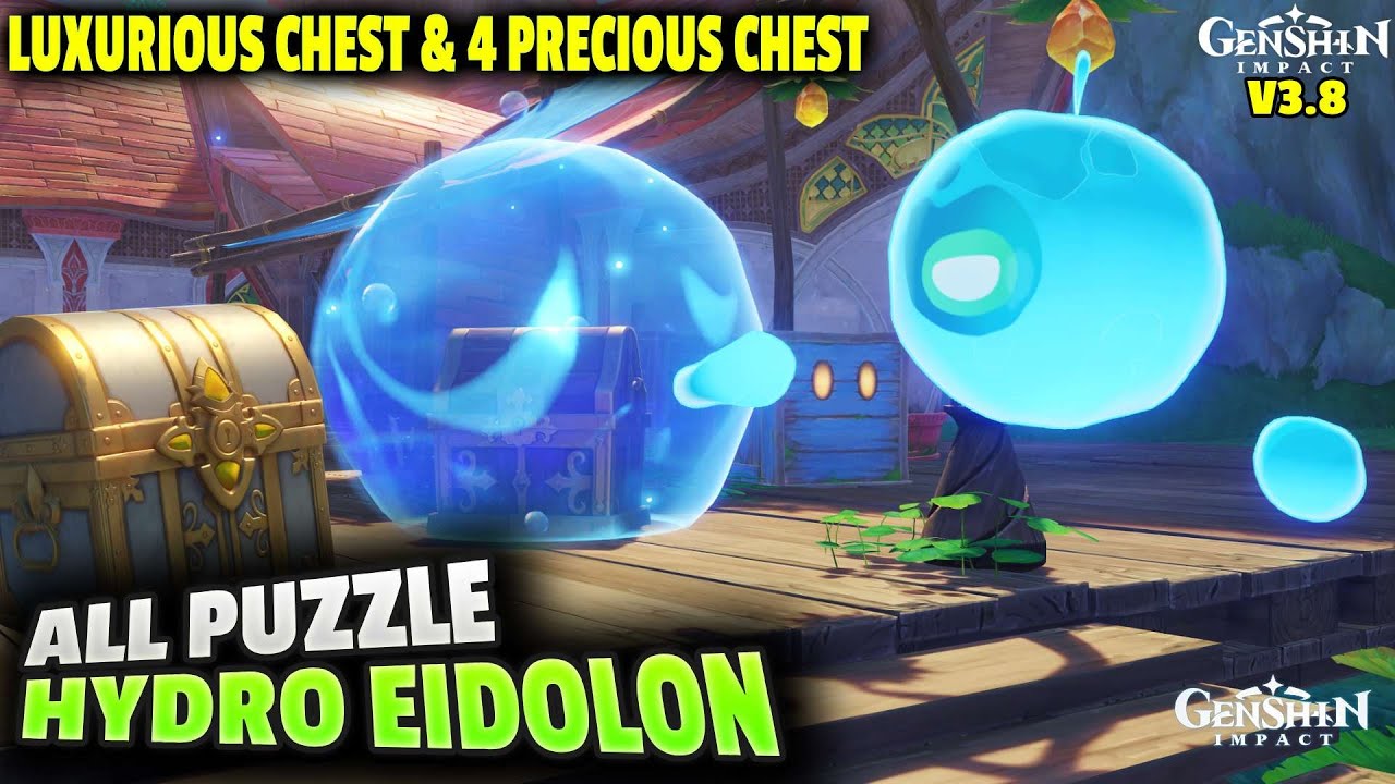 All Puzzle Hydro Eidolon Part 1 (Luxurious & 4 Precious Chest ...