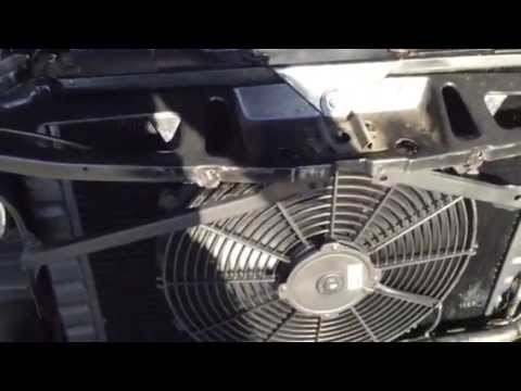 Spal 16" pusher fan with Davies Craig digital fan controller test ...