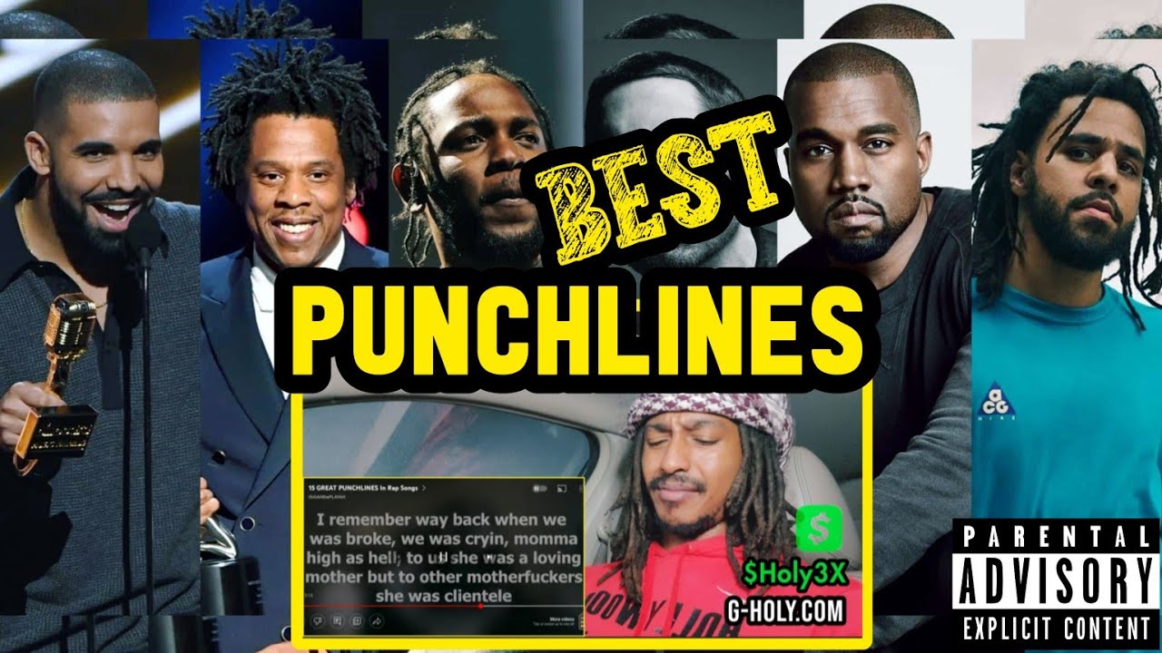 Top 15 Punchlines EVER (#Reaction) ft Eminem Lil Wayne... - YouTube