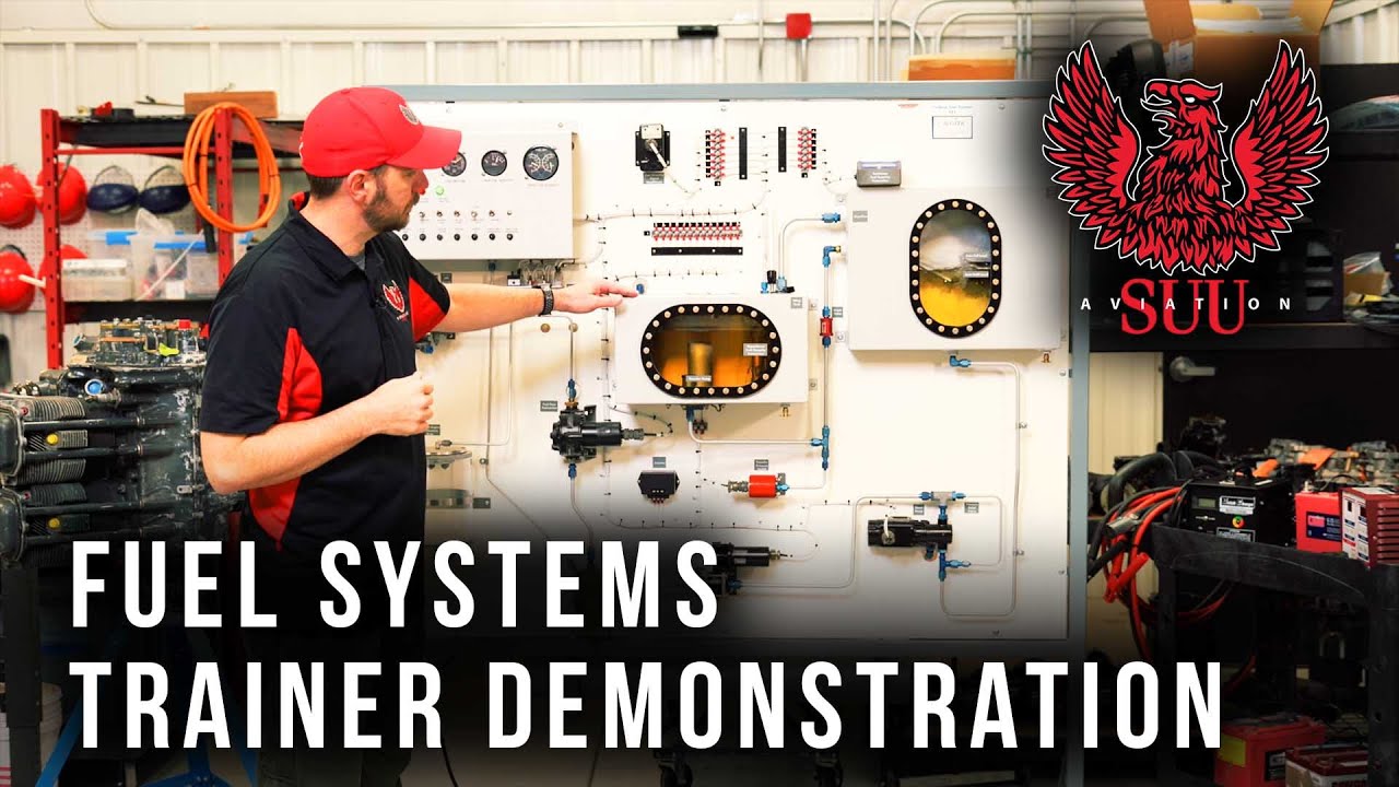 Avotek Turbine Fuel System Trainer Demonstration 🔧I SUU Aviation Maintenance Program - YouTube