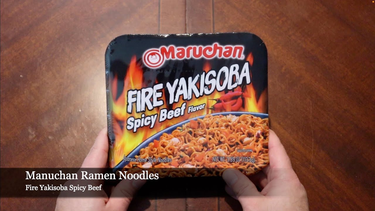Maruchan | Ramen Noodles | Fire Yakisoba | Spicy Beef - YouTube