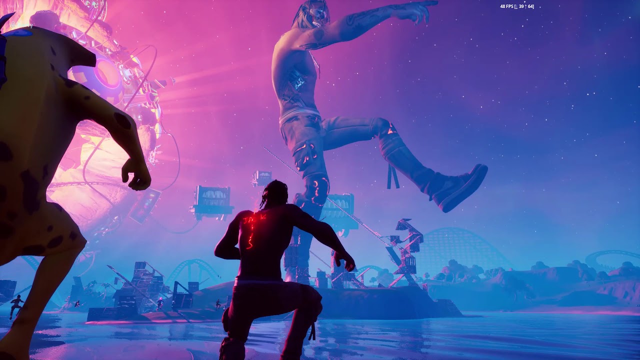 Concert Fortnite Travis Scott - YouTube
