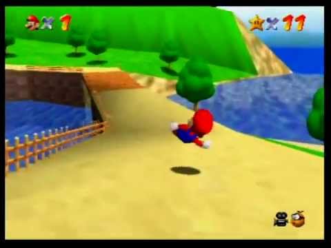 Super Mario 64: Castle Roof Without 120 Stars - YouTube