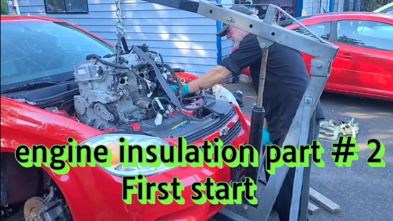 Chevy Cobalt SS engine install part 2 (first start) - YouTube