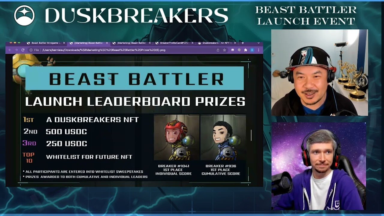 Beast Battler Launch - Livestream replay - DuskBreakers NFT Gaming ...