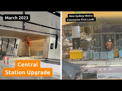 Central Station Upgrade - Sydney Metro Concourse First Look & Central ...