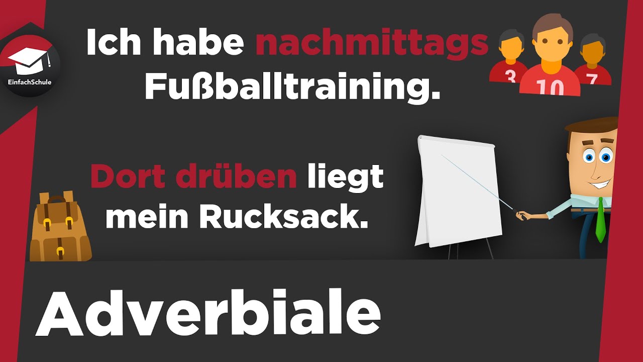 Adverbiale Bestimmungen einfach erklärt - Erklärung, Beispiele ...