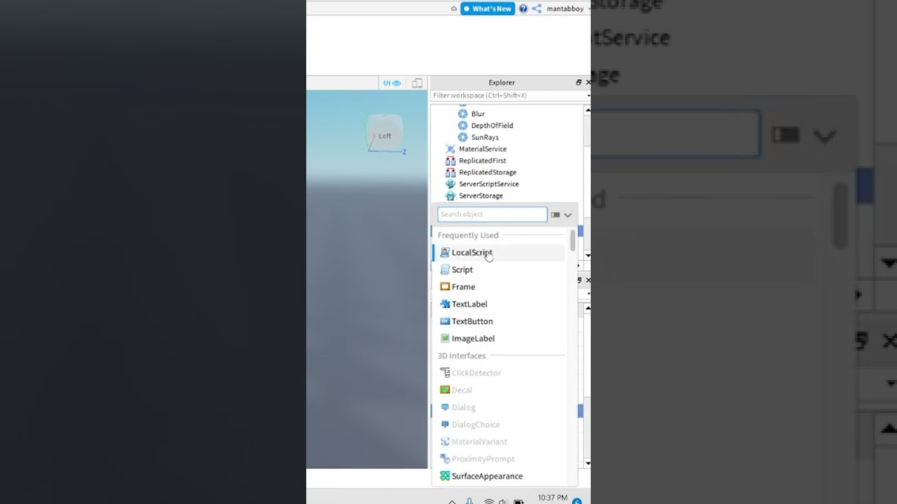 How To Make Simple Start Button In Roblox Studio shorts YouTube How To Make Simple Start Button In Roblox Studio shorts YouTube
