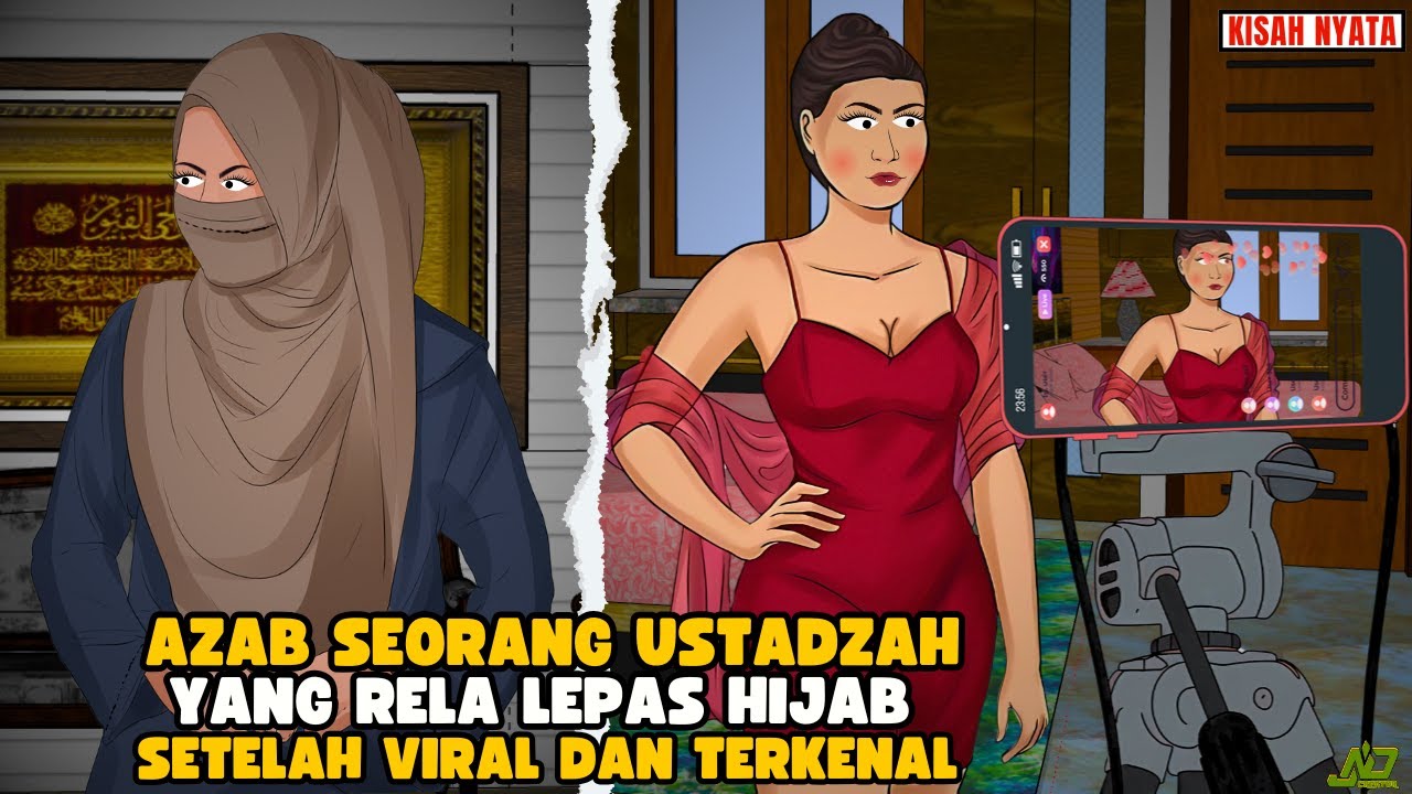 AZAB SEORANG USTADZAH YANG RELA LEPAS HIJAB SETELAH VIRAL DAN TERKENAL ...