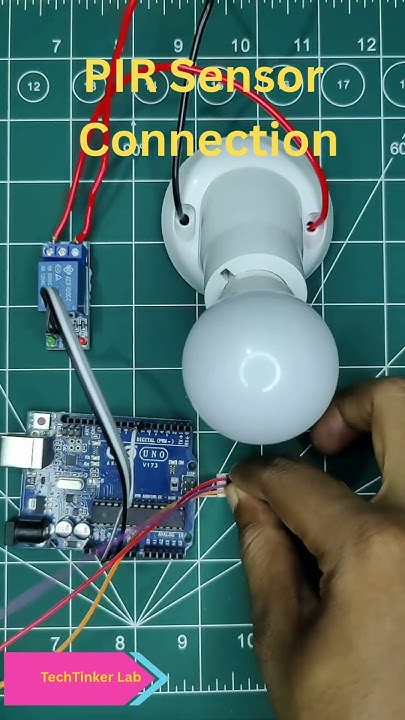 Automatic Light Using PIR Motion Sensor with Arduino - YouTube